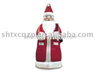 China Airblown Inflatable Santa Claus 5M Tall Giant Christmas Decor PVC Gift Display Festive Lawn Decoration Holiday Attraction for sale