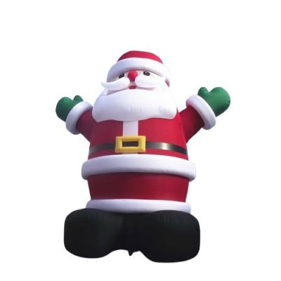 China Customized Christmas Inflatable Santa Claus Decoration 3-30m Height PVC Advertising Promotion for sale