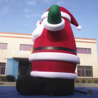 China Customized Christmas Inflatable Santa Claus Decoration 3-30m Height PVC Advertising Promotion for sale