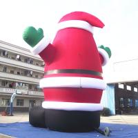 China Customized Christmas Inflatable Santa Claus Decoration 3-30m Height PVC Advertising Promotion for sale