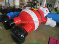 China Large 8m Christmas Inflatable Santa Claus Quick Setup Design for Corporate Holiday Events for sale