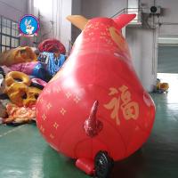 China Inflatable Cartoon Pig Model 3mH Durable PVC for Party Rental and Playground for sale