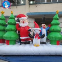 China Custom Inflatable Christmas Tree 6m Height for Events Advertising Durable Oxford Cloth for sale