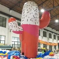 China Custom Inflatable Cactus Model 2m High for Mall Decoration and Advertising for sale