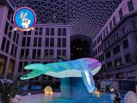 China Custom Lighted Advertising Inflatable LED Display 3m 5m Giant Event Decoration for Commercial Plaza Festival Promotion for sale