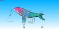 China Custom Lighted Advertising Inflatable LED Display 3m 5m Giant Event Decoration for Commercial Plaza Festival Promotion for sale