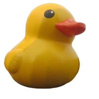 China Custom Inflatable Big Yellow Rubber Duck Cartoon Model for Advertising 3m to 30m PVC for sale