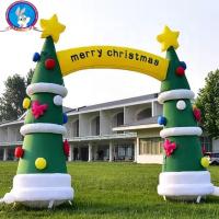 China Custom Inflatable Christmas Tree 6m Height for Events Advertising Durable Oxford Cloth for sale