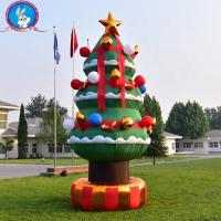 China Custom Inflatable Christmas Tree 6m Height for Events Advertising Durable Oxford Cloth for sale