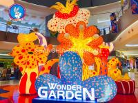 China Commercial Custom Colorful Inflatable Flower with Lights Decoration for Events Advertising 2-3m for sale