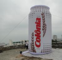 China Custom Inflatable Beer Bottle Model for Advertising Events 1m-20m PVC Tarpaulin for sale
