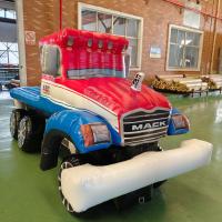China Custom PVC Inflatable Truck Model Heavy Duty Wind Resistant Advertising Display 2m for sale
