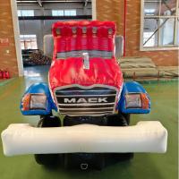 China Custom PVC Inflatable Truck Model Heavy Duty Wind Resistant Advertising Display 2m for sale