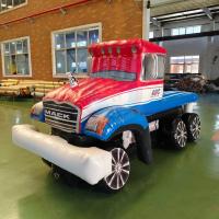 China Custom PVC Inflatable Truck Model Heavy Duty Wind Resistant Advertising Display 2m for sale