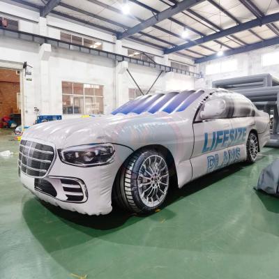 China Custom Inflatable Car Model 3m 5m Giant Vehicle Display with Logo Printing for Brand Promotion for sale