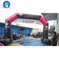 China Custom Outdoor PVC Inflatable Arch Start Finish Line 12ft Height UV Printed Water Resistant for sale