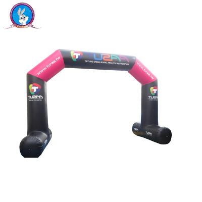 China Custom Outdoor PVC Inflatable Arch Start Finish Line 12ft Height UV Printed Water Resistant for sale