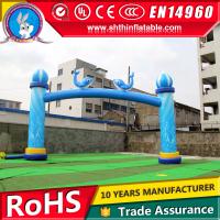 China Inflatable Finish Line Arch 10ft for Advertising Wedding Events Custom Logo for sale