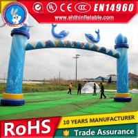 China Inflatable Finish Line Arch 10ft for Advertising Wedding Events Custom Logo for sale