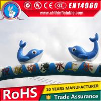 China Inflatable Finish Line Arch 10ft for Advertising Wedding Events Custom Logo for sale