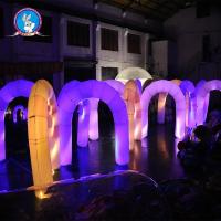 China Custom PVC Oxford Cloth Inflatable Light Arch 2m-6m for Wedding Event Advertising for sale