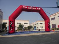 China Custom Inflatable Arch 3m Wide PVC Advertising Entrance for Party Wedding Race Finish Line Decoration for sale