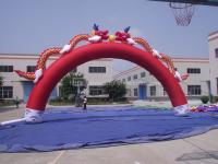 China Custom Inflatable Arch 3m Wide PVC Advertising Entrance for Party Wedding Race Finish Line Decoration for sale