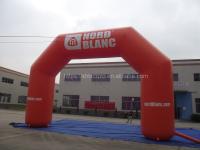 China Custom Inflatable Arch 3m Wide PVC Advertising Entrance for Party Wedding Race Finish Line Decoration for sale