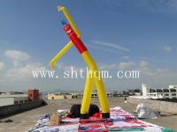 China Inflatable Air Dancer 20ft Outdoor Advertising Tube Man PVC Oxford Custom Logo for sale