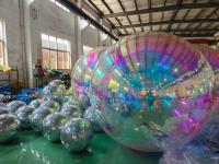 China Inflatable Mirror Ball PVC Disco Balloon 1.2m 2m Custom Size for Event Decoration Wedding Party for sale