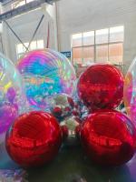 China Inflatable Mirror Ball PVC Disco Balloon 1.2m 2m Custom Size for Event Decoration Wedding Party for sale