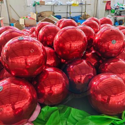 China Custom Giant Inflatable Disco Mirror Ball 1.2m 2m for Party Wedding Mall Decoration for sale