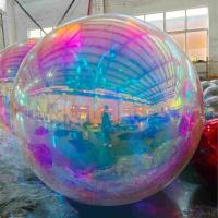 China Custom Giant Inflatable Disco Mirror Ball 1.2m 2m for Party Wedding Mall Decoration for sale