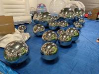 China Inflatable Mirror Ball 1Meter PVC Advertising Party Decoration with CE UL Blower for sale