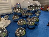 China Inflatable Mirror Ball 1Meter PVC Advertising Party Decoration with CE UL Blower for sale