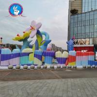China Custom PVC Inflatable Shiny Flower Model with Lights for Events Advertising Festival 2m-6m for sale