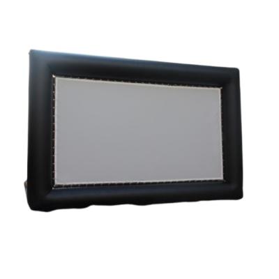 China Wholesale Customized Large Inflatable Air Screen Outdoor Cinema 10m Width PVC Movie Screen for sale