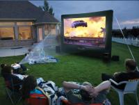 China Wholesale Customized Large Inflatable Air Screen Outdoor Cinema 10m Width PVC Movie Screen for sale
