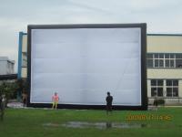 China Wholesale Customized Large Inflatable Air Screen Outdoor Cinema 10m Width PVC Movie Screen for sale