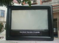 China Wholesale Customized Large Inflatable Air Screen Outdoor Cinema 10m Width PVC Movie Screen for sale