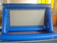 China Wholesale Customized Large Inflatable Air Screen Outdoor Cinema 10m Width PVC Movie Screen for sale