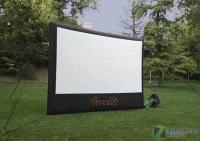 China Inflatable Outdoor Movie Screen 120 inch with AirBlower Storage Bag Easy Set Up Blow up Screen for Backyard Night for sale