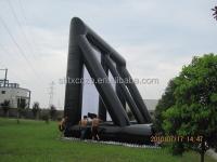 China Custom Inflatable Advertising Screen 0.55mm PVC Outdoor Movie Screen with Blower CE Certified for sale