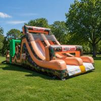 China Custom Inflatable Obstacle Course Multi Style Challenge Run 50m for Parks Schools Corporate Events Outdoor Activities for sale