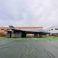 China Custom Inflatable Fighter Jet Decoy Model 8m Realistic Aircraft Shape for Outdoor Simulation Training and Display for sale
