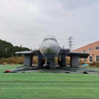 China Custom Inflatable Fighter Jet Decoy Model 8m Realistic Aircraft Shape for Outdoor Simulation Training and Display for sale