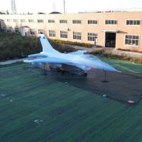 China Custom Inflatable F16 Fighter Jet Decoy Model Air Supported Structure for Outdoor Training Grounds Tactical Simulation 8m for sale