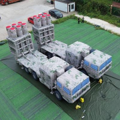China Outdoor Inflatable Decoy Truck Designed for Temporary Deployment Simulation Display And Tactical Project Environments for sale