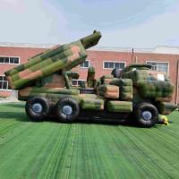 China Custom Inflatable Launcher Truck Decoy Camouflage Replica for Outdoor Training Display Simulation 6m for sale