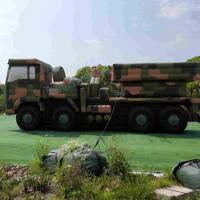 China Custom Inflatable Launcher Truck Decoy Camouflage Replica for Outdoor Training Display Simulation 6m for sale